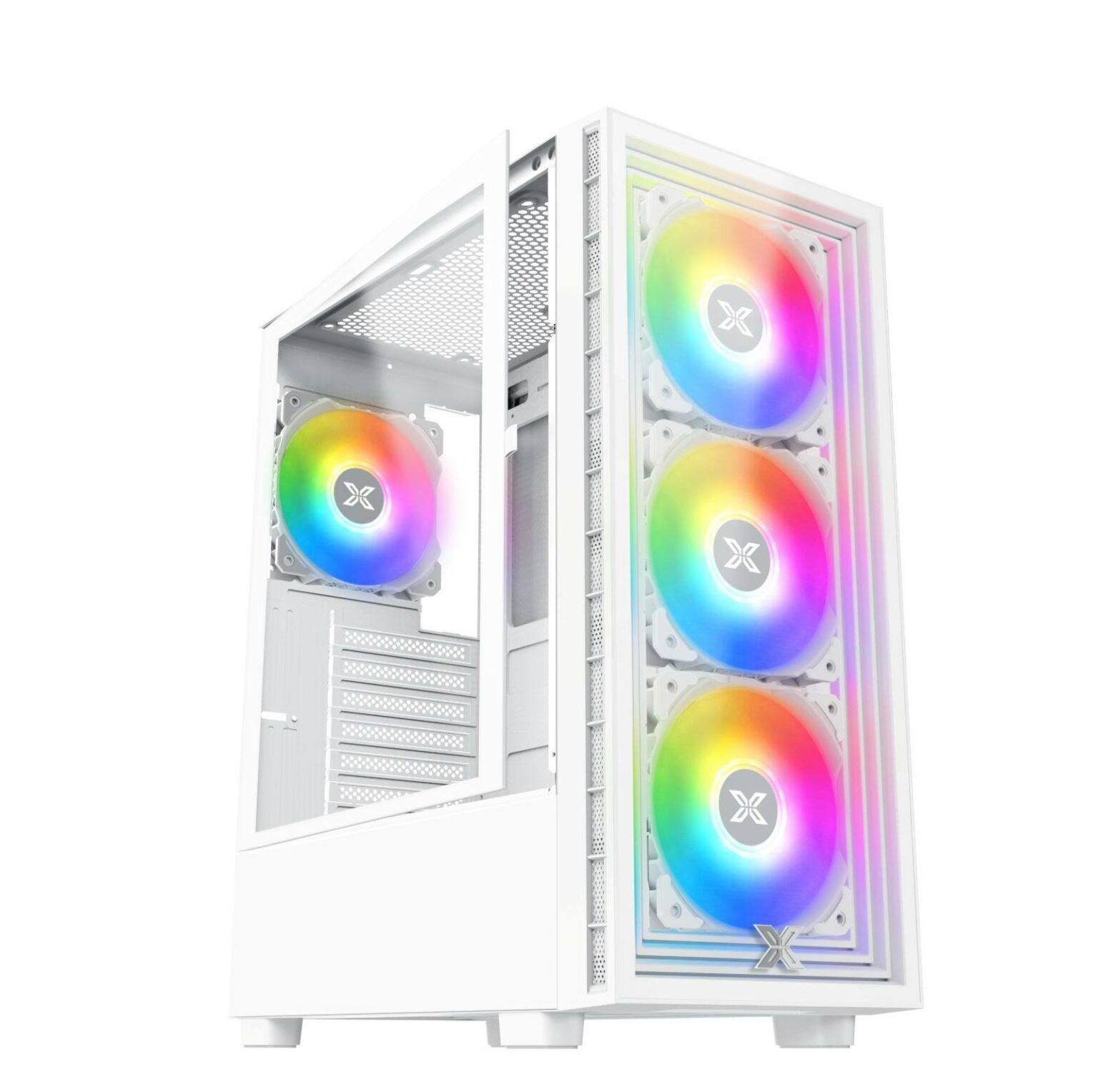 Xigmatek Phantom Arctic Mid Tower Case White - Memory Technology